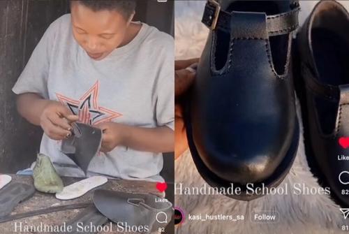 WATCH: Woman makes school shoes from home | Bona Magazine