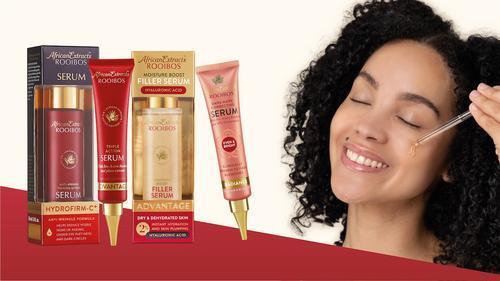 Enjoy super skin-saving Serums with African Extracts Rooibos Skincare ...