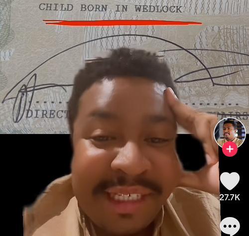 ‘Child born in wedlock’ - Dad on new birth certificate | Bona Magazine