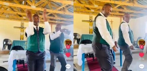 Mzansi entertained as dads joins the Val’umkhukhu challenge in church ...