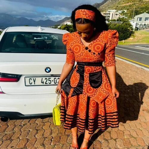 Swazi Makoti Boutique dresses Sindi Dlathu for 'Queendom' role | Bona ...