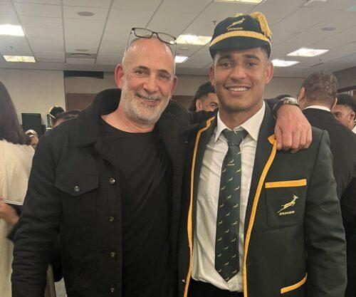 Proud father, Nick Feinberg celebrates Sacha’s official Springbok ...