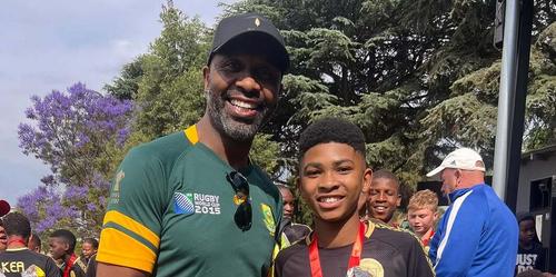 Proud Dad! Lucas Radebe sends son on a football adventure at Spanish ...