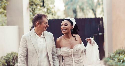 Mampho Brescia and husband renew vows after 20 years of marriage | Bona ...
