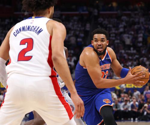 KAT gives Knicks Pistons series lead | Bona Magazine