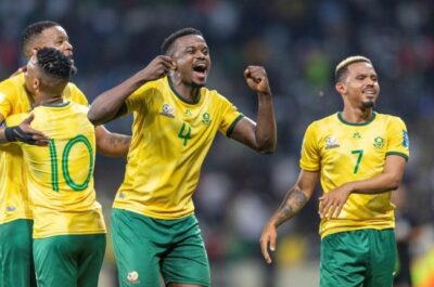 Bafana Bafana team welcomed with mariachi band in Mexico