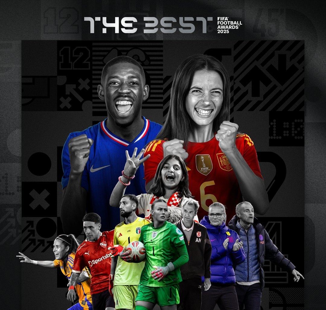 Dembele And Bonmati Crowned World’s Best At Fifa Awards In Qatar | Bona ...