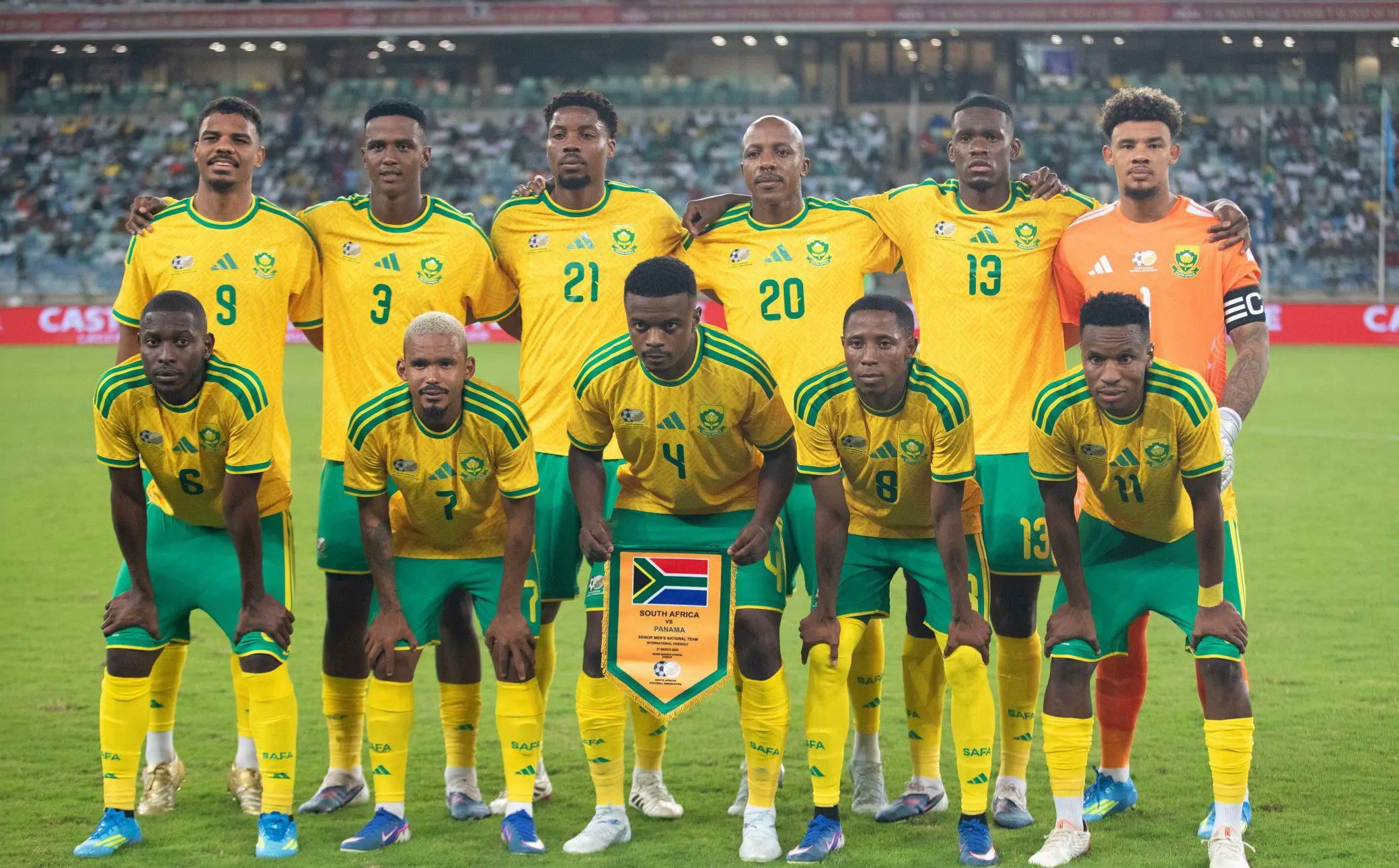 Bafana Bafana announces 32-man FIFA World Cup squad